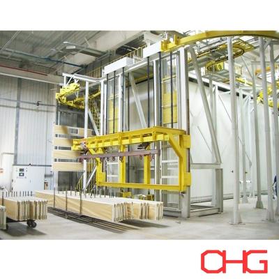 China Powder Coating Line designed for iron electrical control cabinets automatic spraying and manual coating for detailed finish for sale
