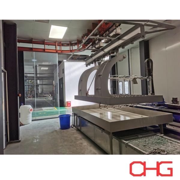 Quality Manual / Automatic Glass Lubricant Liquid Painting Line For Forging On Metal for sale