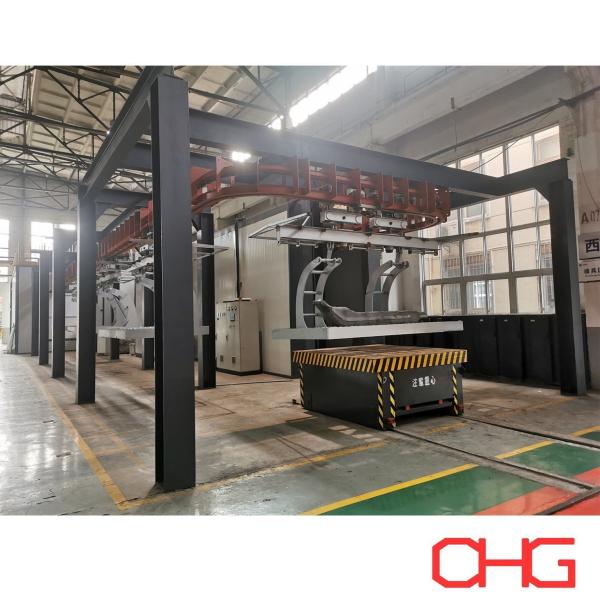 Quality PLC Control Liquid Spray Wet Painting Line With Conveyor System Equipment For for sale