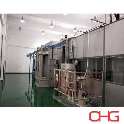 China Customized Glass Lubricant Spraying Painting Line with Conveyor System PLC Control Unit for sale