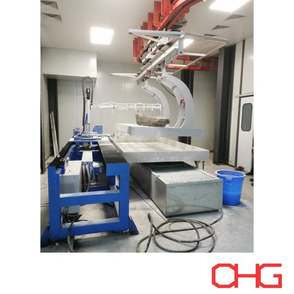 Quality Automatic Glass Lubricant Spray Liquid Painting Line For Forging PLC Controlled for sale