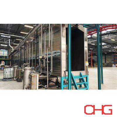China Industrielle Pulverbeschichtungslinie Sprühreiniger Verbesserte Haftung und Schutz for sale