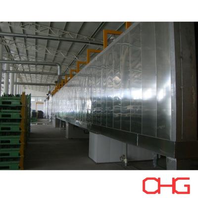 China Pretreatment Line Providing Comprehensive Spray Cleaning Solutions for Metal Surface Preparation in Powder Coating Lines for sale
