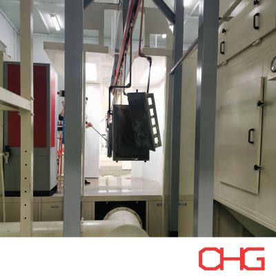 Cina Linea di rivestimento in polvere di lamiere di acciaio al carbonio con robot di lucidatura e installazione di apparecchiature di guida in vendita
