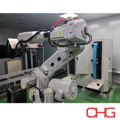 Cina Linea di rivestimento in polvere di lamiere di acciaio al carbonio con robot di lucidatura e installazione di apparecchiature di guida in vendita