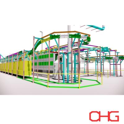 China Pretreatment Line for Electrophoresis/Electrophoretic KTL/EPD Coating Categories Coating Production Line for sale