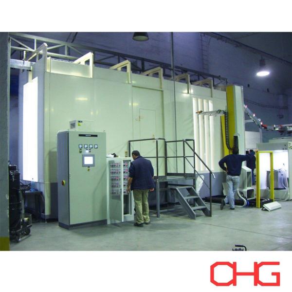 Quality Automatic PVC or PP Powder Coating Spray Paint Booth for Fast and Coating Line for sale