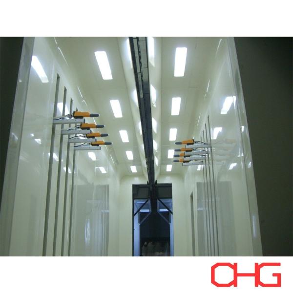 Quality Automatic PVC or PP Powder Coating Spray Paint Booth for Fast and Coating Line for sale