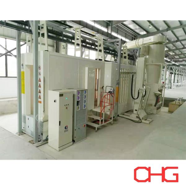 Quality Stainless Steel PVC Carbon Steel Powder Coating Spray Booth For Coating Production Line for sale