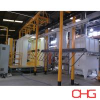 Quality Customized Automatic Powder Coating Line Equipment With PVC Spray Booth for sale