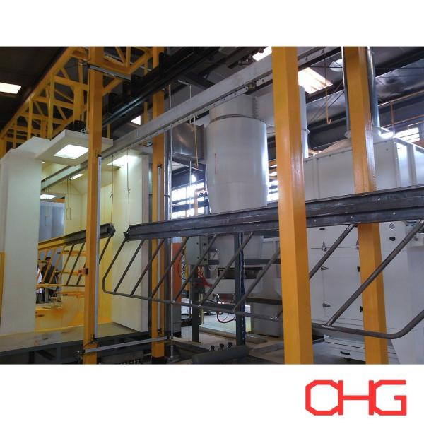Quality Customized Automatic Powder Coating Line Equipment With PVC Spray Booth for sale