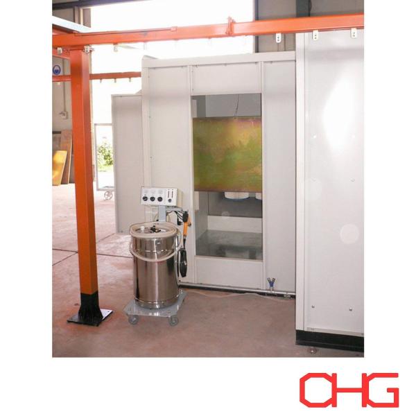 Quality Manual Electrostatic Powder Coating Paint Booth With Plastic Spraying Equipment for sale