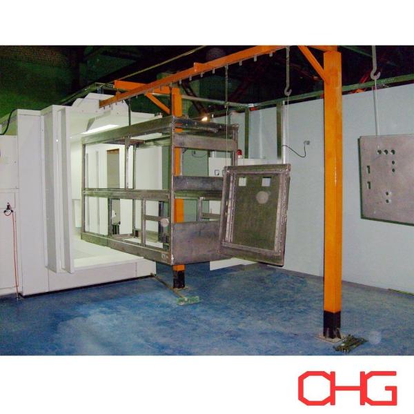 Quality Metal Powder Coating Line With Manual Spray Guns Designed And Customized for sale