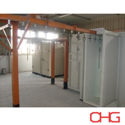 Quality Metal Powder Coating Line With Manual Spray Guns Designed And Customized for sale