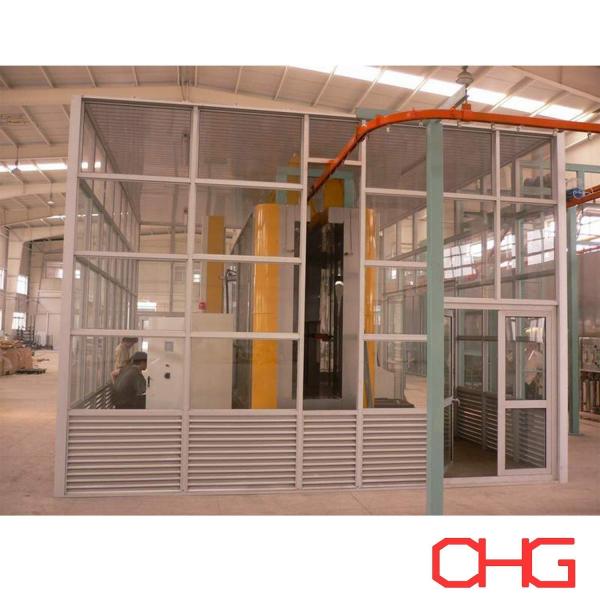 Quality Industrial Powder Coating Booth Stainless Steel PP Carbon Steel Powder Paint for sale