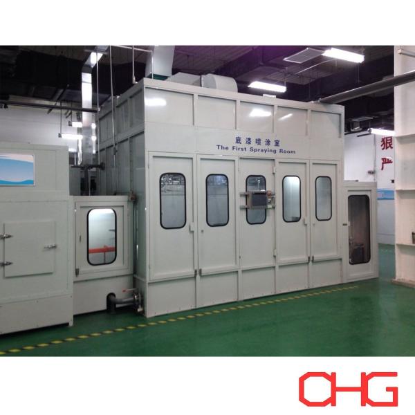 Quality Customized Wet Painting Booth Eco Friendly With Automatic Spray Painting Coating Machine for sale