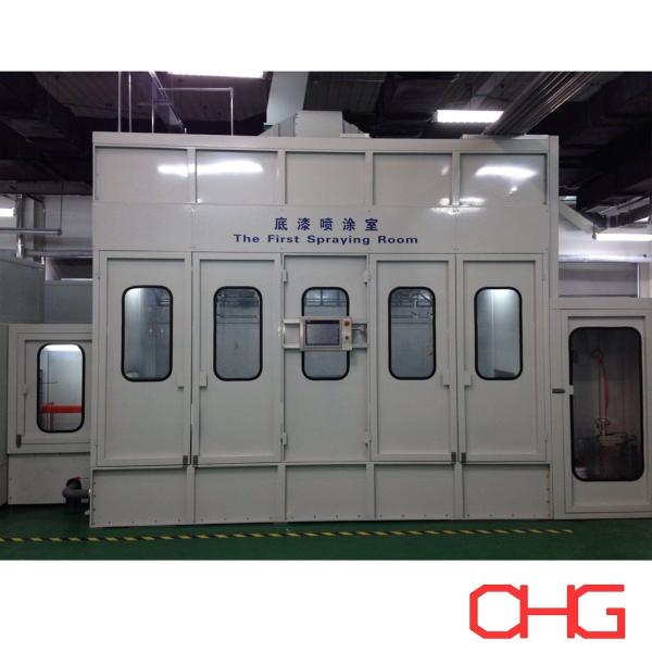 Quality Wet Paint Booth System with Advanced Water Curtain Filtration Technology for sale