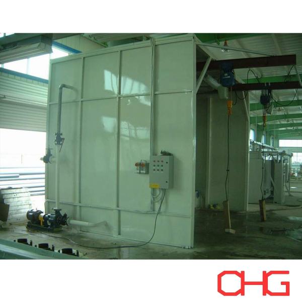 Quality Eco Friendly Liquid Wet Painting Booth With Automatic / Manual Spray Coating for sale