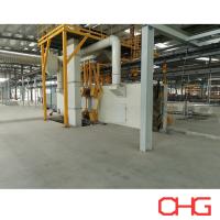 China Customizable Electrostatic Powder Coating Production Line with PP Spray Booth and Overhead Conveyor System for sale