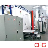 China Custom Automatic Electrostatic Powder Coating Line 200kg Overhead Conveyor PLC Control for sale