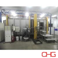 China Custom Automatic Electrostatic Powder Coating Line 200kg Overhead Conveyor PLC Control for sale