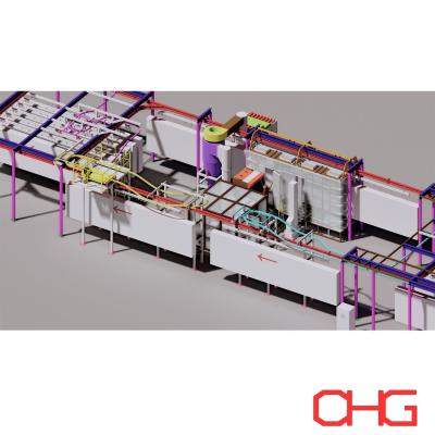 China Custom Solution and Quotation for Powder Coating Line for Diverse Metal Parts for sale