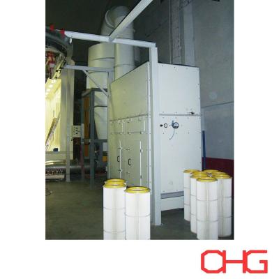 중국 전문적인 빠른 색상 변경 대형 사이클론 회수 시스템으로 분체 도장 라인을 업그레이드하세요 판매용