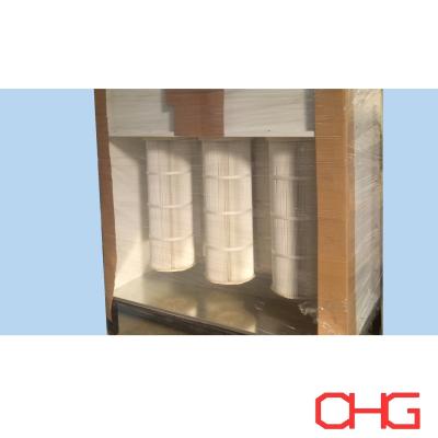 China Customized Polyester Powder Coating Filters Medium Spun Bonded Filter Cartridge for sale