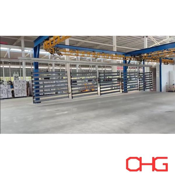 Quality Automatic Powder Coating Production Line For Metal Shelves In High Demand for sale