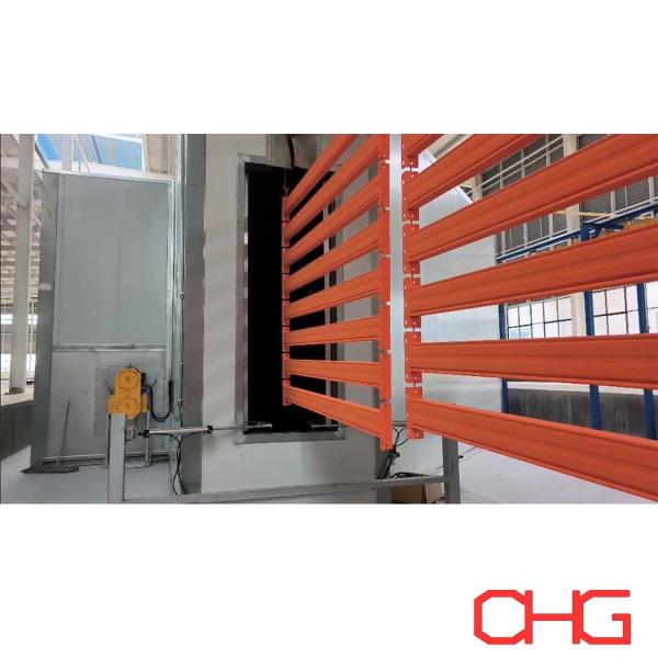 Quality Automatic Powder Coating Production Line For Metal Shelves In High Demand for sale