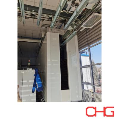China Custom Powder Coating Line for MDF and Metal Boards with Automated Spraying Technology and Stable Overhead Conveyor System for sale