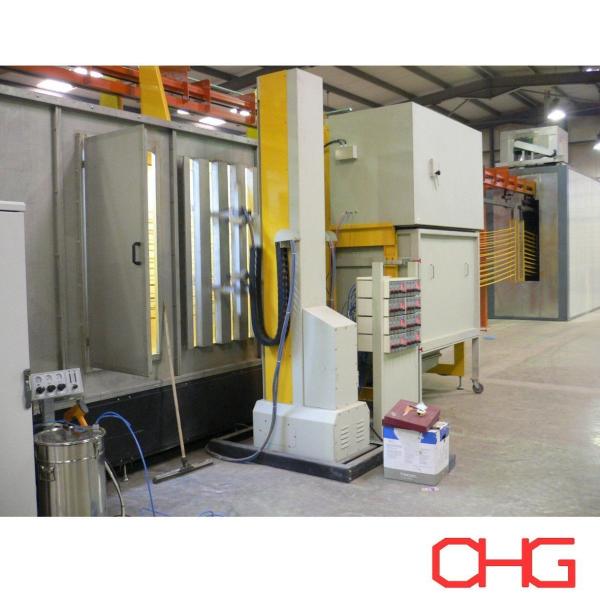 Quality Customizable Powder Coating Machine for Profiles with Electrostatic Spray Guns for sale