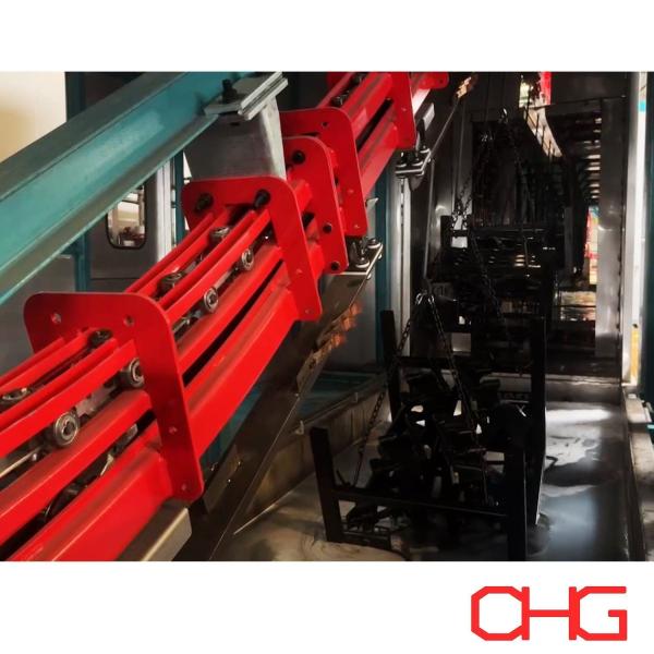 Quality Industrial Power And Free Overhead Conveyor System Carbon Steel For Powder for sale