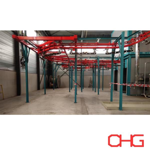 Quality Industrial Overhead Conveyor Systems Customizable For Coating Production Lines for sale