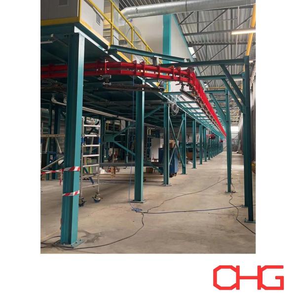 Quality Industrial Overhead Conveyor Systems Customizable For Coating Production Lines for sale