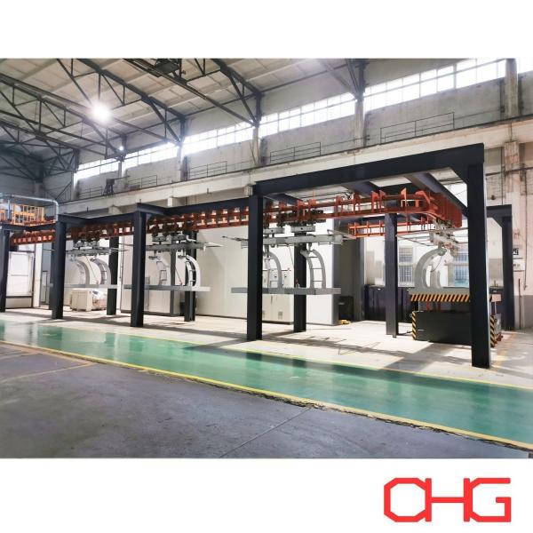 Quality Overhead Power And Free Conveyor System For Heavy Machinery Structural Parts for sale