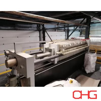 China Cantilever Beam Diaphragm Filter Press for Coating Line Wastewater Treatment Structural Design Filtration Technology for sale