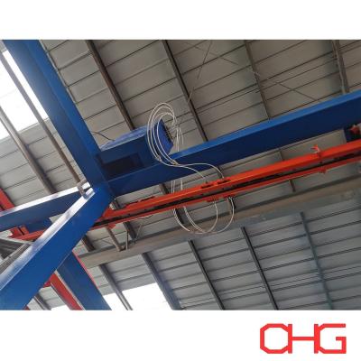 China Power Free Overhead Conveyor System for Automatic Coating Production Line Made of Heat Resistant Material for sale