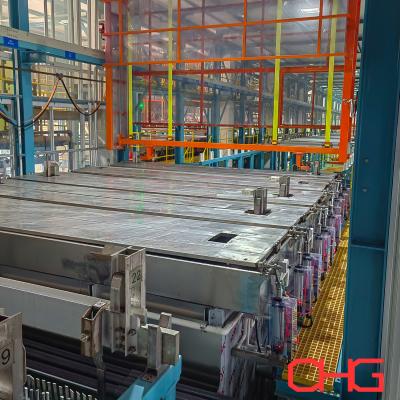 China E Coating Line Continuous Multi Tank Anodizing Production Line with Intelligent Transfer System for Stable and Operation for sale