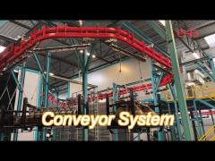 Customizable Automatic Power and Free Conveyor System for Coating Production Line