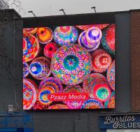 China P4.8mm Wall Mounted Outdoor LED Display 500x250mm Module IP67 Front Access Energy Saving for sale