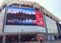 China Seamless Right Angle Corner LED Screen P10.41 Front Maintenance Outdoor Display 6500 Nits for sale