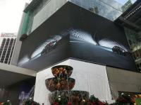 China Seamless Right Angle Corner LED Screen P10.41 Front Maintenance Outdoor Display 6500 Nits for sale