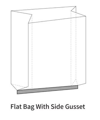 Quality Custom Printed Flat Bottom Paper Bag Recyclable Kraft Window Bags Greaseproof for sale