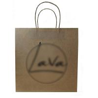 China Versatile Twisted Handle Paper Bag Reusable Recyclable Paper Bag Brown for sale