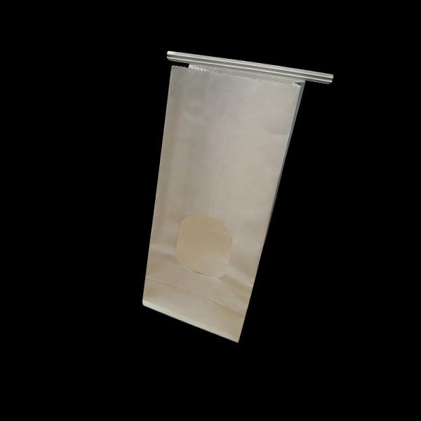 Quality White Custom Tin Tie Bags Reusable Tin Tie Bags With Window for sale