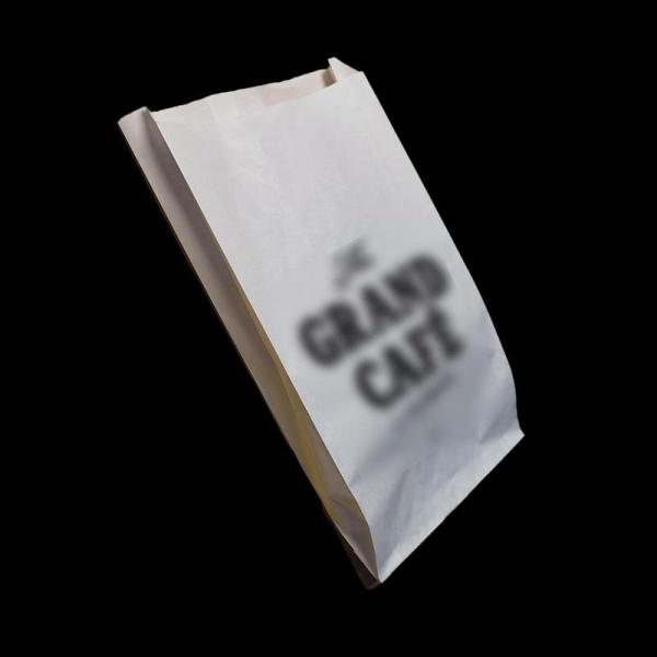 Quality Food Grade Paper Bakery Bag White Paper Pastry Bags Tear Resistant for sale
