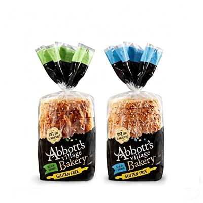 China Odorless Plastic Bread Bag Waterproof Bakery Bags With Logo for sale