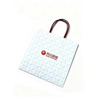 Quality Custom Size Twisted Handle Paper Bag White Paper Bags With Twisted Handles for sale