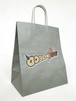 Quality Versatile Kraft Paper Handle Bags Reusable Kraft Paper Bags With Twisted Handles for sale